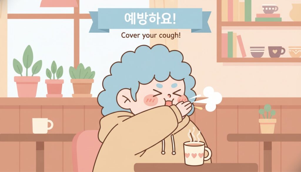 Sneeze Like a Local: Korean Apology Etiquette! 🤧 - Daily Hangul